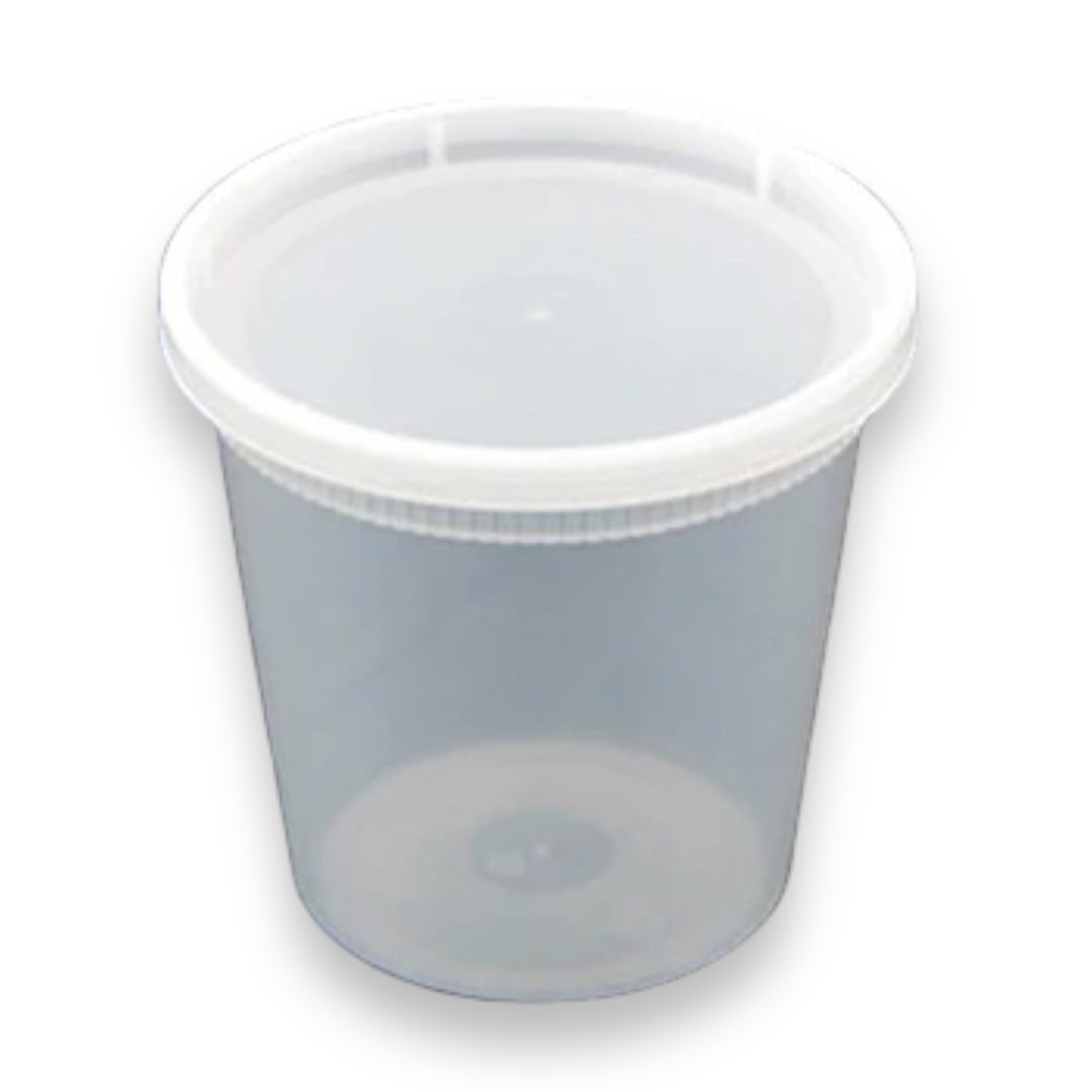 32 OZ DELI CONTAINERS POLYPROPYLENE 240CT COMBO PACK — P Plus Packaging