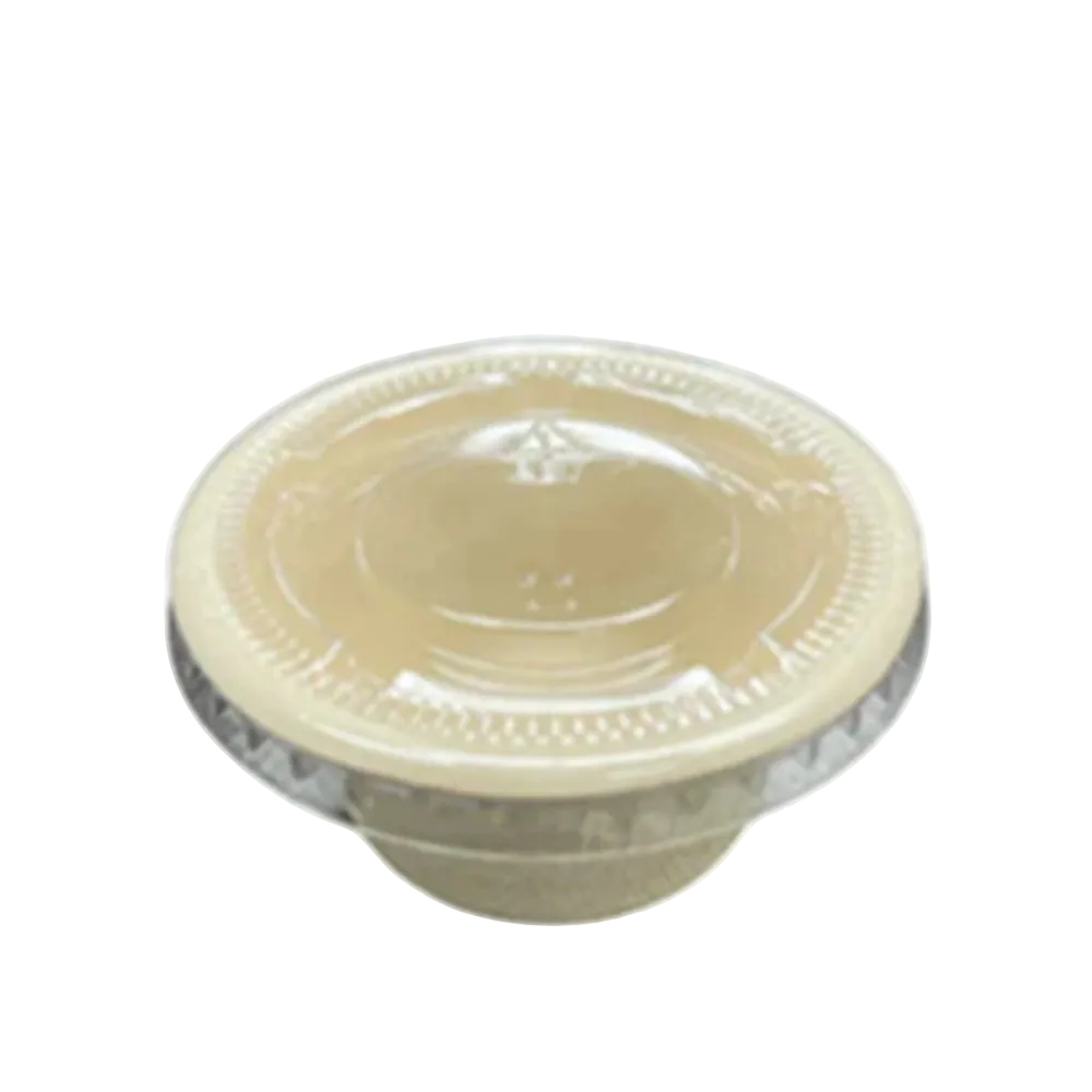 PLASTIC LID FOR FIBER SOUFFLE 2 OZ PAK ONE CUP - 2000 CT — P Plus Packaging